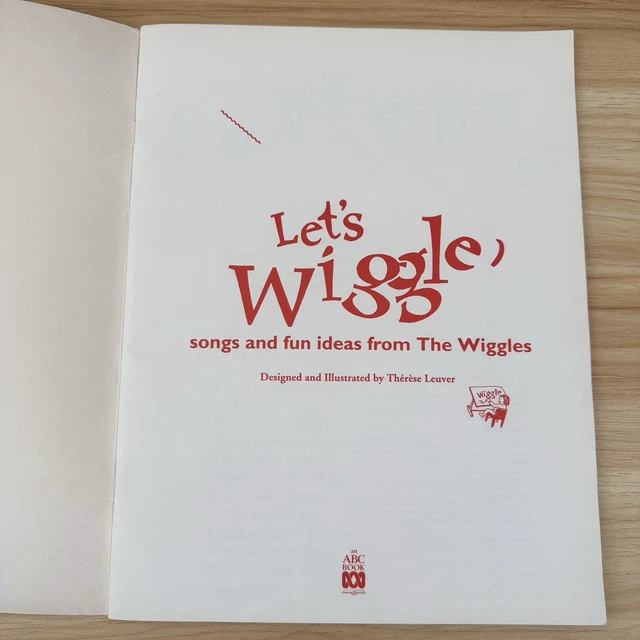 THE WIGGLES LET'S Wiggle Songs and Fun Ideas PB 1993 Book Vintage First ...