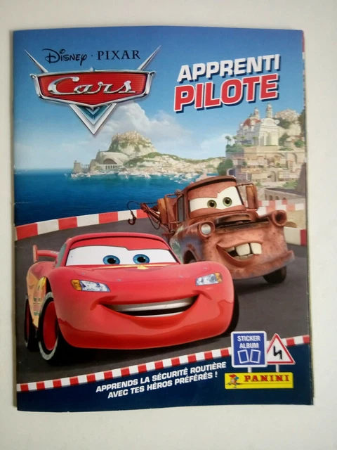 ALBUM PANINI CARS APPRENTI PILOTE complet stickers collés / DISNEY ...
