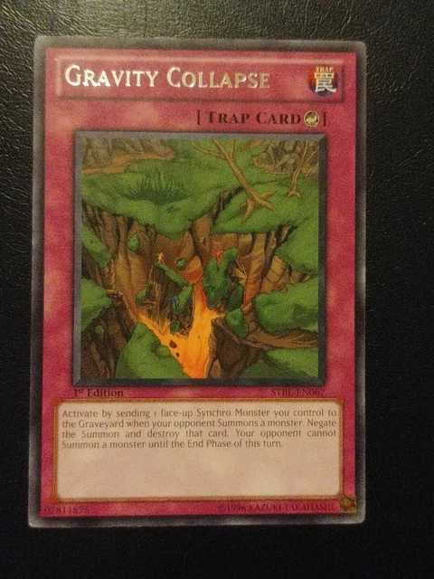 YU-GI-OH! RARE CARD GRAVITY COLLAPSE STBL-EN067 1ST NM $8.00 - PicClick CA