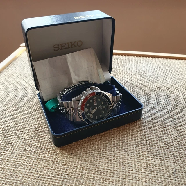 SEIKO KINETIC PEPSI Professional Divers Watch 5M43-0A40 200m Excellent ...