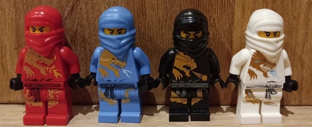 LEGO NINJAGO DX Minifigures Lot *VERY RARE* | Kai DX Jay DX Zane DX ...