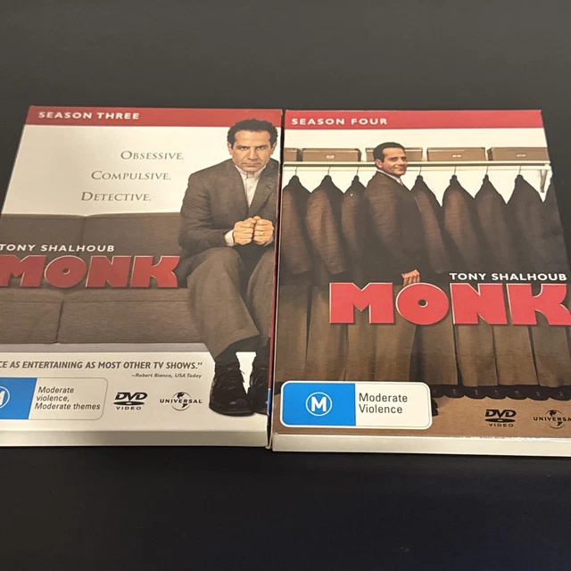 MONK (2002) COMPLETE Series Seasons 1-8 - DVD - Region 4 - Comedy ...