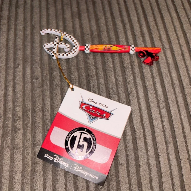 DISNEY STORE CARS 15th Anniversary Opening Ceremony Key NWT Collectable ...