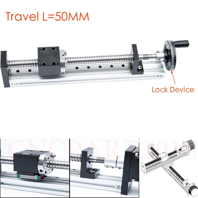 TABLE COULISSANTE MANUELLE guide de rail linéaire 2 pouces module d'axe ...