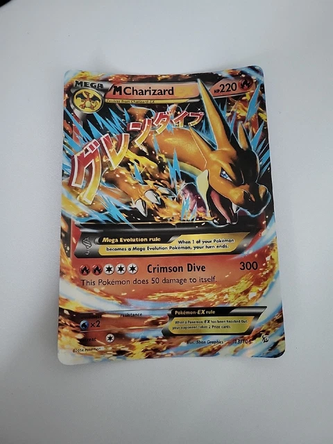 M CHARIZARD EX 13/106 Ultra Rare JUMBO Pokemon Card 2014 EUR 7,01 ...