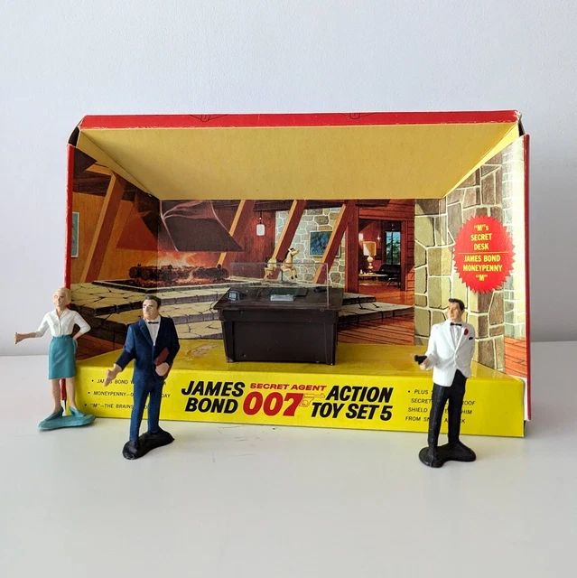 JAMES BOND 007 Vintage Gilbert Action Toy Set 5 £65.00 - PicClick UK