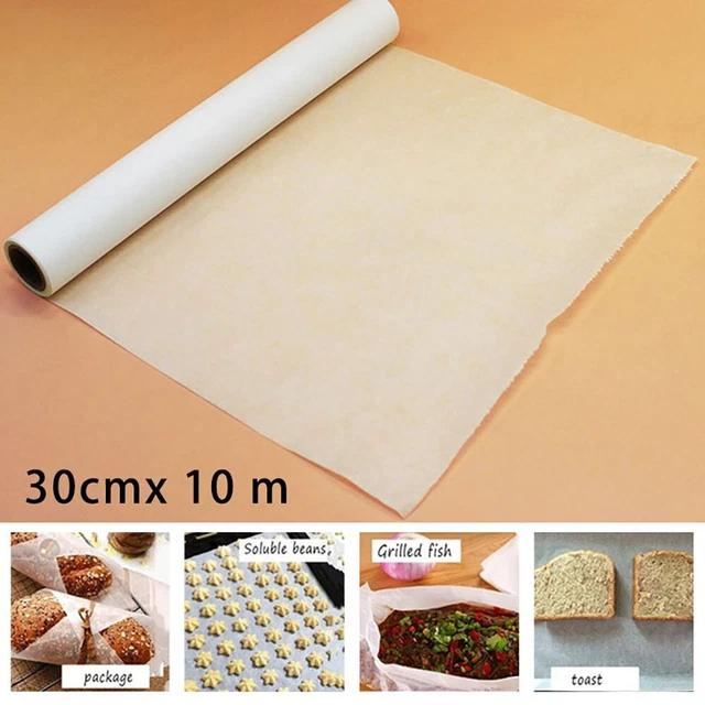 CONVENIENT 10M BAKING Paper for BBQ and Bakery Keep Your Oven Mess Free ...