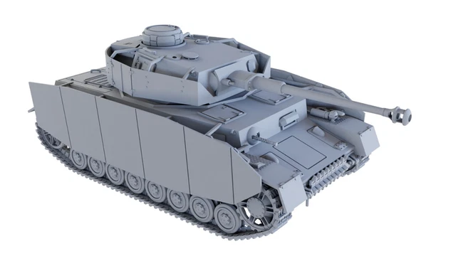 WW2 GERMAN PANZER Iv Ausf H,3D Printed, Many Scales Available £150.00 ...