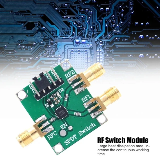 RF SWITCH MODULE HMC849 6GHz Dual Throw with Connectors for RF Projects ...