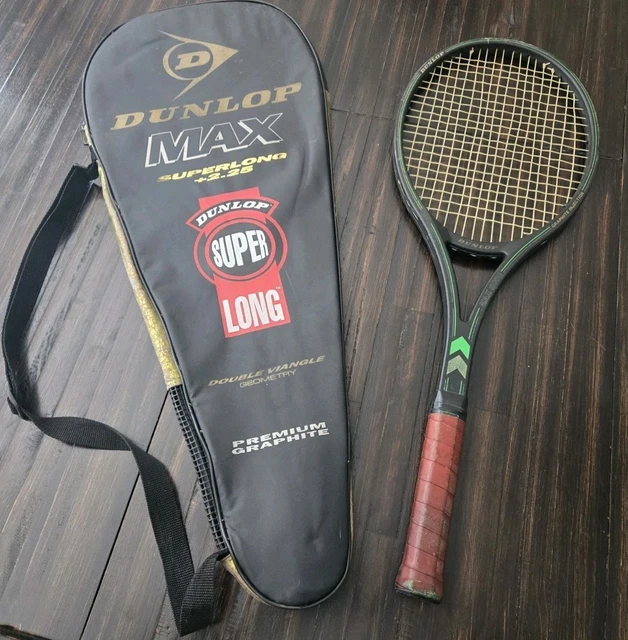 DUNLOP MAX 200G Tennis Racket L5 4 1/2" Case Graphite Injection McEnroe ...