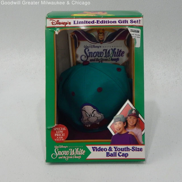 WALT DISNEY SNOW White Limited Edition VHS Video Tape & Hat Box Gift ...