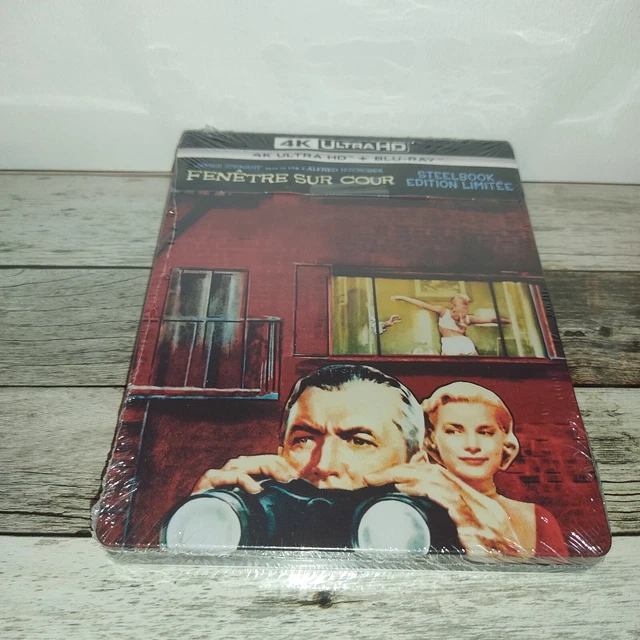 REAR WINDOW (FENÊTRE sur cour) 4K STEELBOOK [4K + Blu-Ray] - RARE ...