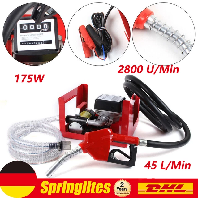 POMPA DIESEL 12V pompa olio combustibile automatica pistola pompa di ...