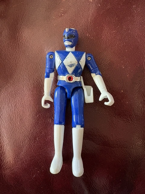 MIGHTY MORPHIN POWER Rangers Battle Bike Blue Ranger Action Figure 4 ...
