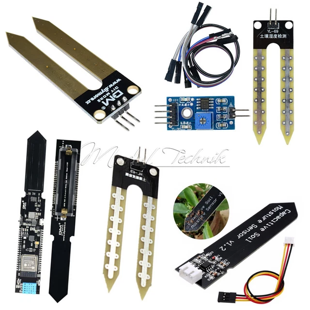 ESP32 DHT11 SOIL Hygrometer Detection Module Moisture Sensor For ...