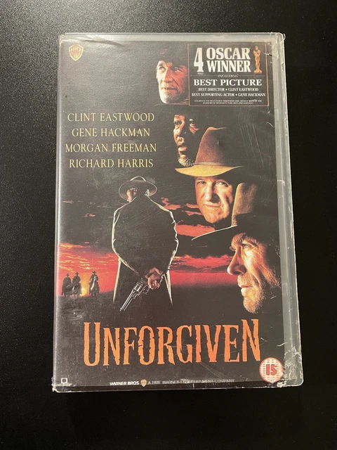 UNFORGIVEN VHS 1992 Big Box Clint Eastwood, Gene Hackman, Morgan Freeman Classic £5.50 - PicClick UK