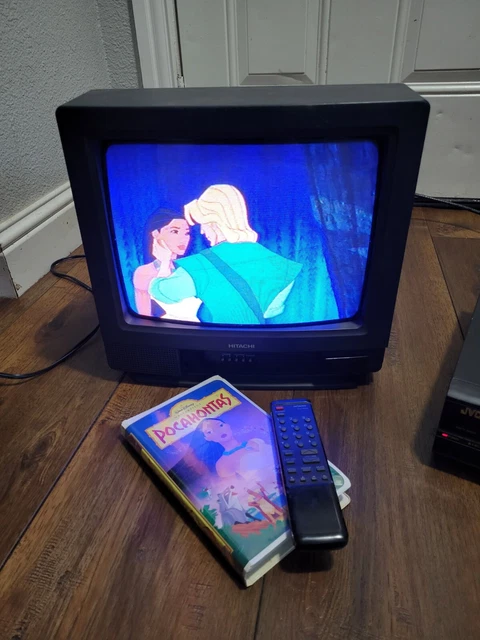 VINTAGE 1994 HITACHI Solid State Color TV Model 13GA1B £146.85 ...