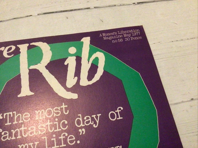 SPARE RIB WOMEN'S Liberation Feminist Magazine Issue No 58 - 1977 £10. ...