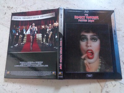 THE ROCKY HORROR PICTURE SHOW Blu-Ray LENTICULAR Digibook +Filmcell TIM ...