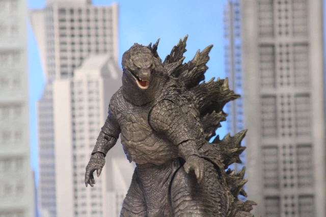 SH MONSTERARTS XPLUS Scale GODZILLA 1 XL Buildings Bandai 1/200 Scale ...