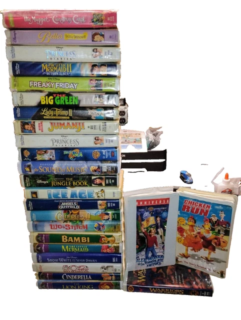 25 ASSORTED WALT Disney VHS Video Tapes Movie Collection Bundle Various ...