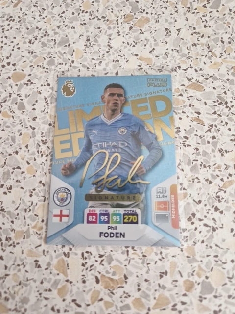 PHIL FODEN - SIGNATURE LIMITED EDITION - PANINI ADRENALYN XL PLUS 2024 ...