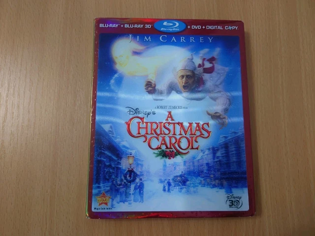 DISNEY'S A CHRISTMAS Carol 3D Blu-ray 3D/Blu-ray 2009 US import OOP ...