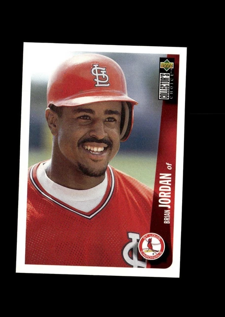 CARTE DE BASEBALL Brian Jordan 1996 Collector's Choice #289 Cardinals ...