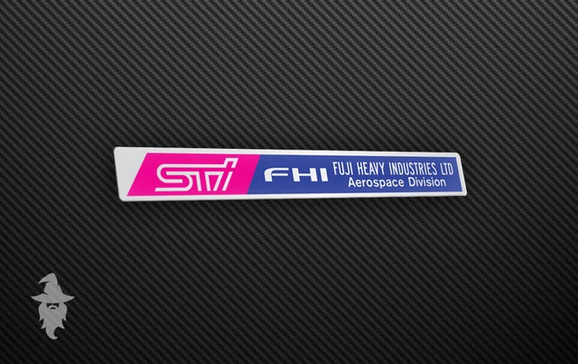 SUBARU IMPREZA STI FHI Strut Brace Sticker | Decal | WRX | GC8 | JDM ...