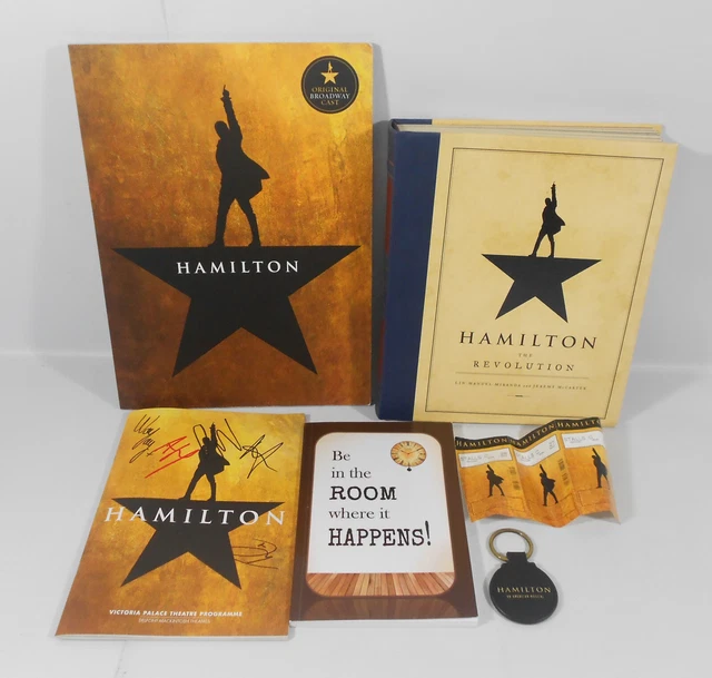 HAMILTON ORIGINAL BROADWAY Cast Official Souvenirs (Signed Programme) £ ...