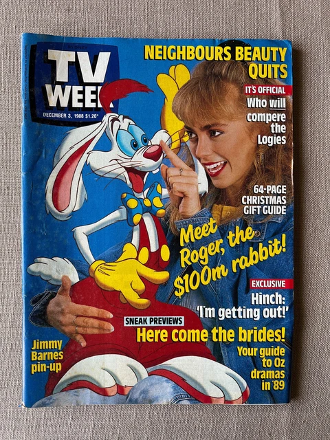 VINTAGE TELEVISION - "Australian TV Week" Dec 88 Cher Kim Bassinger ...