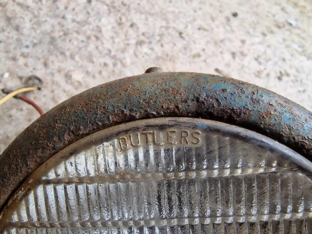 ORIGINAL BUTLERS FORDSON major dexta headlamps pair headlights and ...