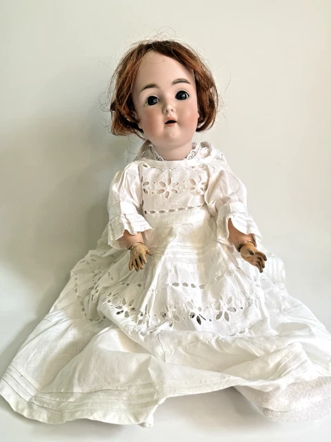 RARE ANTIQUE KESTNER 171 German Bisque Doll On a Heinrich Handwerck ...