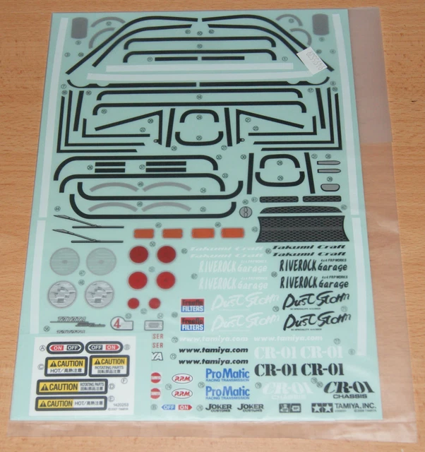 TAMIYA 58405 TOYOTA Land Cruiser 40/CR01/CC01, 9495539/19495539 Decals ...
