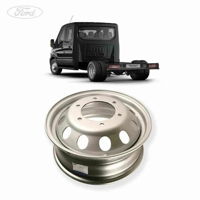 GENUINE FORD TRANSIT Mk8 16" Steel Wheel For Double Rear Wheel Model 6 ...