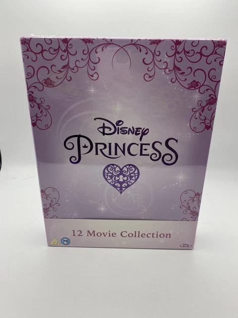 DISNEY PRINCESS: COMPLETE 12-Movie Collection (Blu-ray, 2019, 12-Disc ...