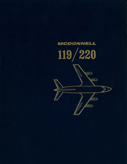 MCDONNELL 119 120 1950's Period Jet brochures RARE DETAIL technical ...