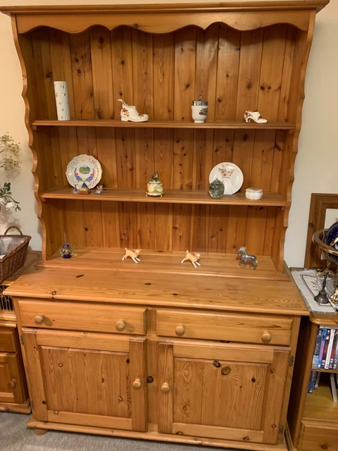 PINE WELSH DRESSER (used) in "antique pine" finish , good condition ...