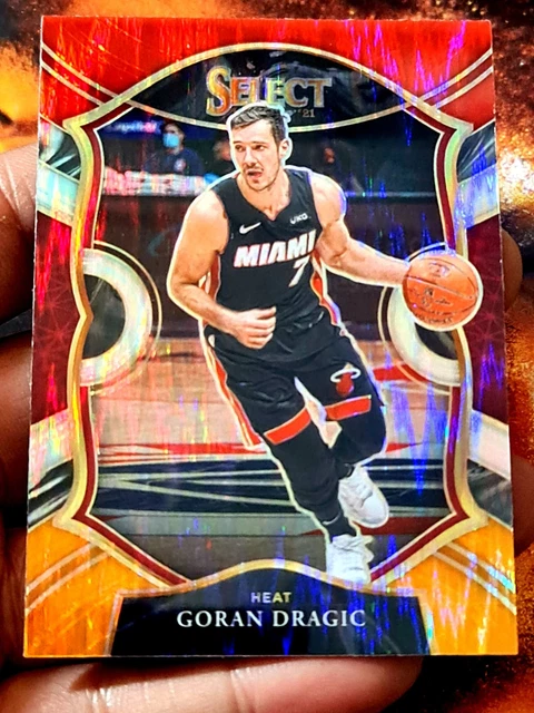 2020-21 PANINI SELECT Concourse Red White Orange Flash #22 Goran Dragic ...