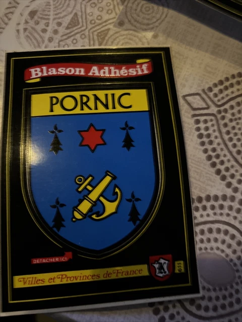 BLASON ADHÉSIF VILLES Et Provinces De France Pornic EUR 2,20 - PicClick FR