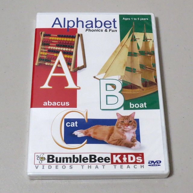ALPHABET PHONICS & Fun (DVD) Baby BumbleBee Kids Videos That Teach NEW ...