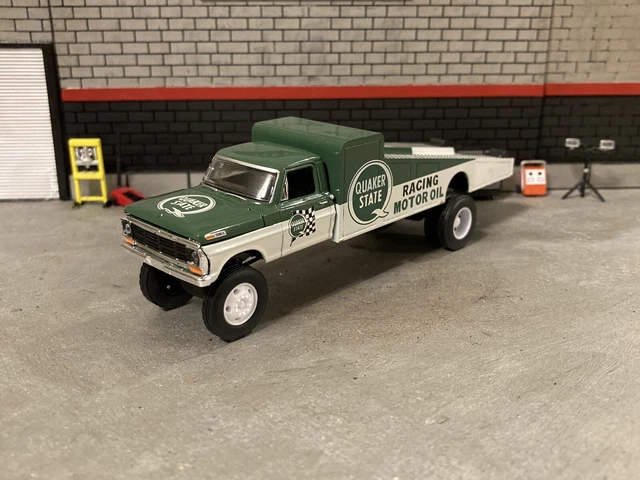 1969 FORD CAR Hauler Dually Lifted 4x4 Ramp Truck 1/64 Diecast Custom ...