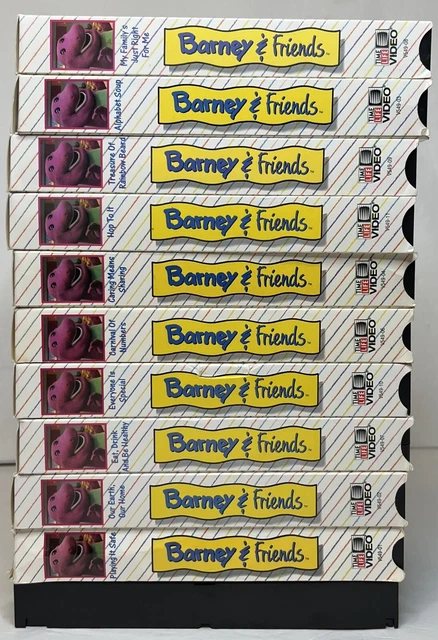 LOT DE 10 cassettes VHS Barney & Friends 1992 TimeLife plus Barney's ...