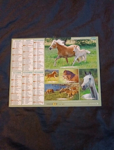 CALENDRIER ALMANACH DES postes 2024 EUR 10,00 - PicClick FR