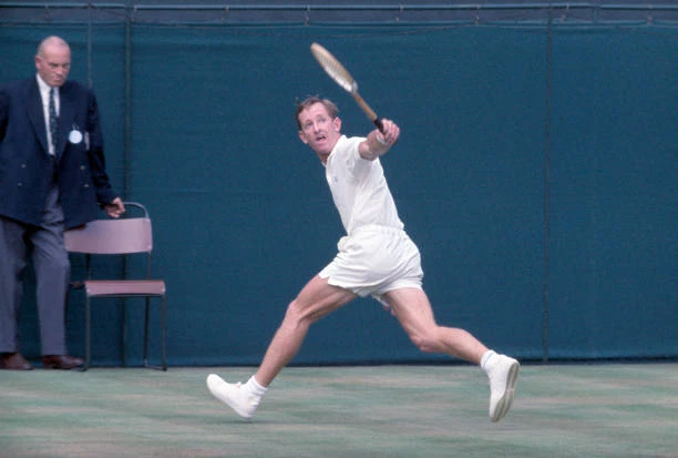 TENNIS ROD LAVER Of Australia In Action Wimbledon 1967 PHOTO EUR 6,61 ...