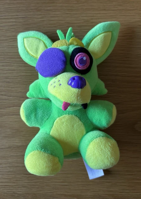 FIVE NIGHTS AT Freddy’s Backlight Foxy Neon Green Official Funko Plush ...