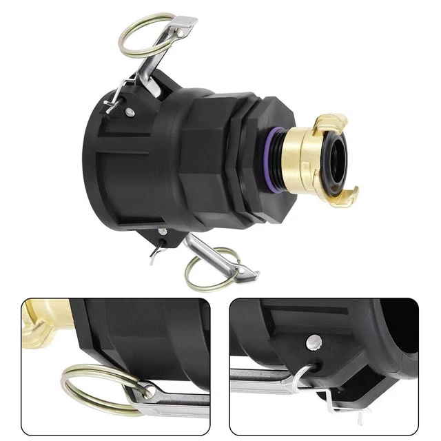 IBC ADAPTER 2 Socket Quick Connect Coupling for GeKa System Long ...