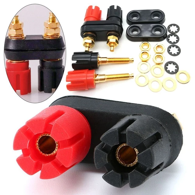 CONNECTOR CONNECTION TERMINALS Double Row Plum Blossom Terminal Binding ...