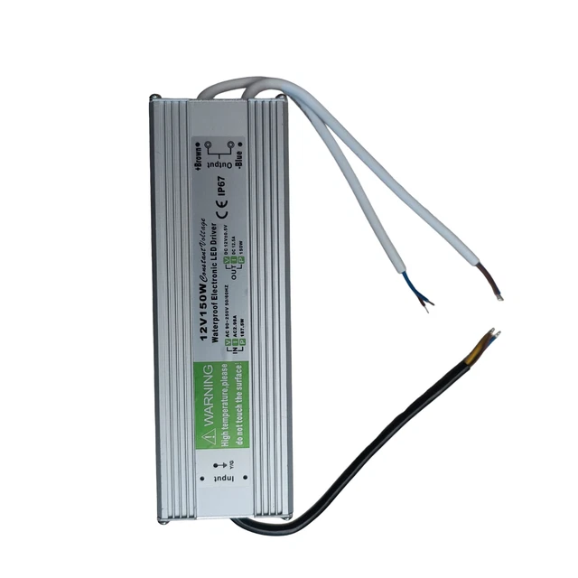 TRANSFORMATEUR LED EXTÉRIEUR Driver Pilote Ballast Alimentation 230V - 12V 12,5A EUR 69,19 ...