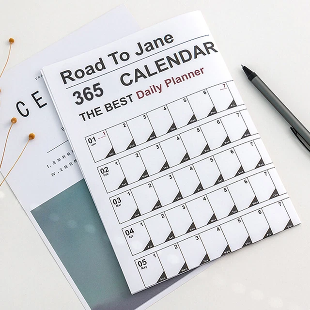 2023 CALENDAR SIMPLE Daily Schedule Planner Sheet Yearly Weekly Agenda 